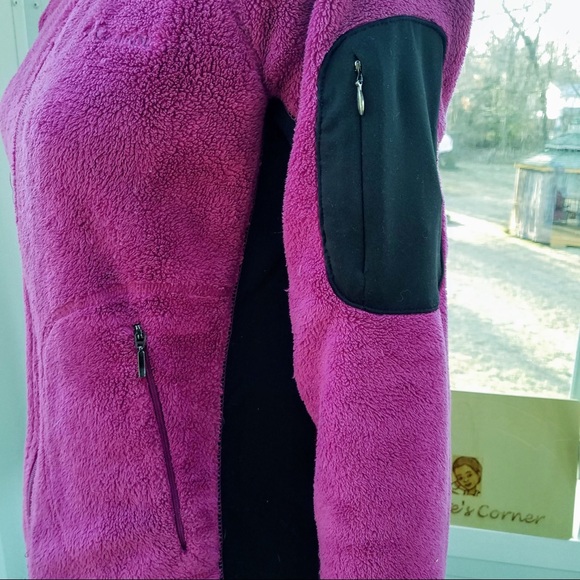 Columbia | Jackets & Coats | Columbia Dark Raspberry Black Fast Trek Ii ...